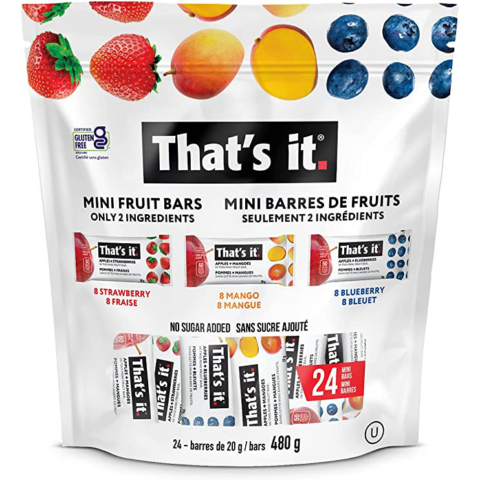 That's it. Mini Fruit Bars Variety - Your Source for Allergy-Friendly ...